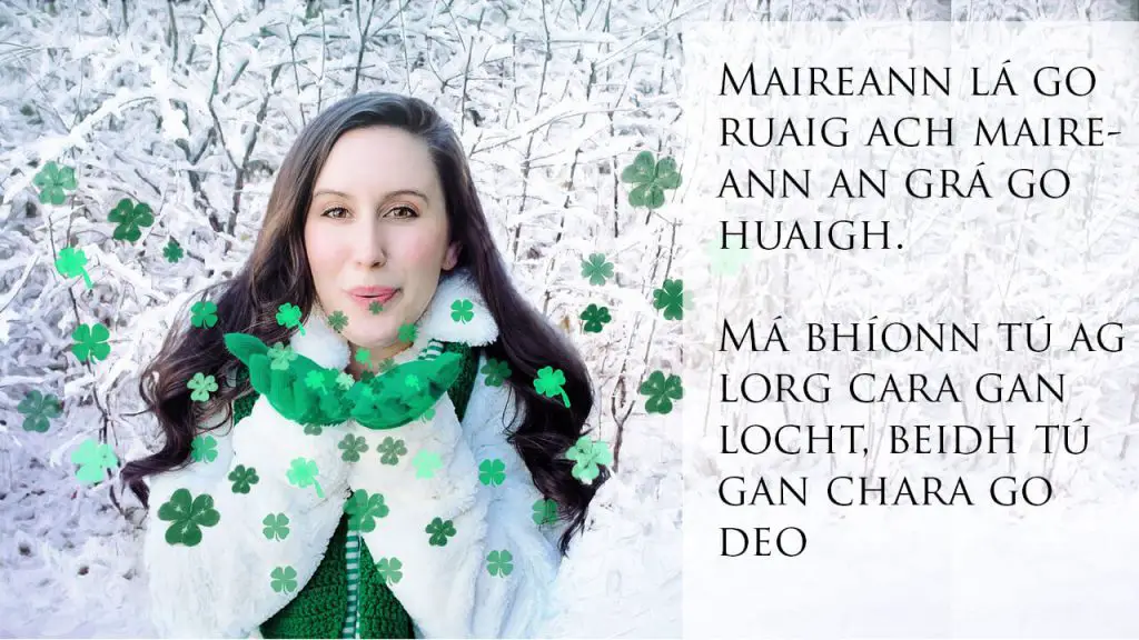 30+ best Irish love quotes in Gaelic
