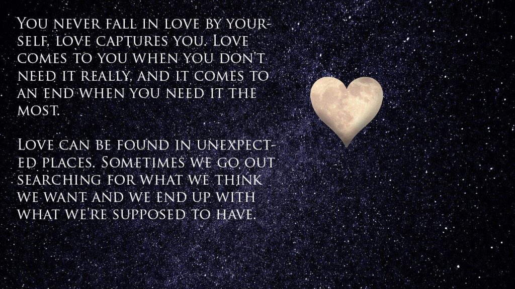 70+ best unexpected love quotes