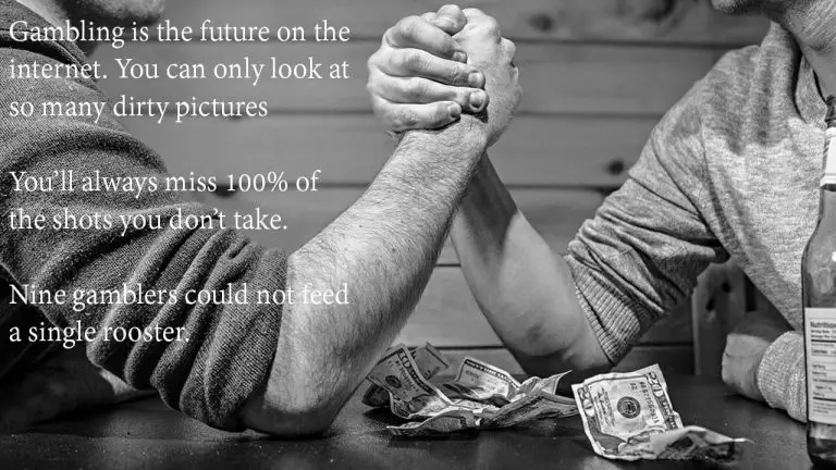 Top 40+ Funny gambling quotes