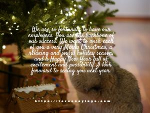 80+ Best Christmas quotes for employees