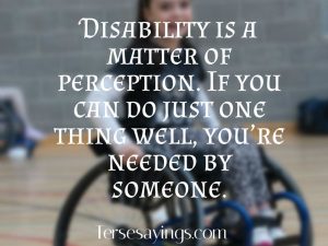 90+ Best Inspirational quotes for a disabled person