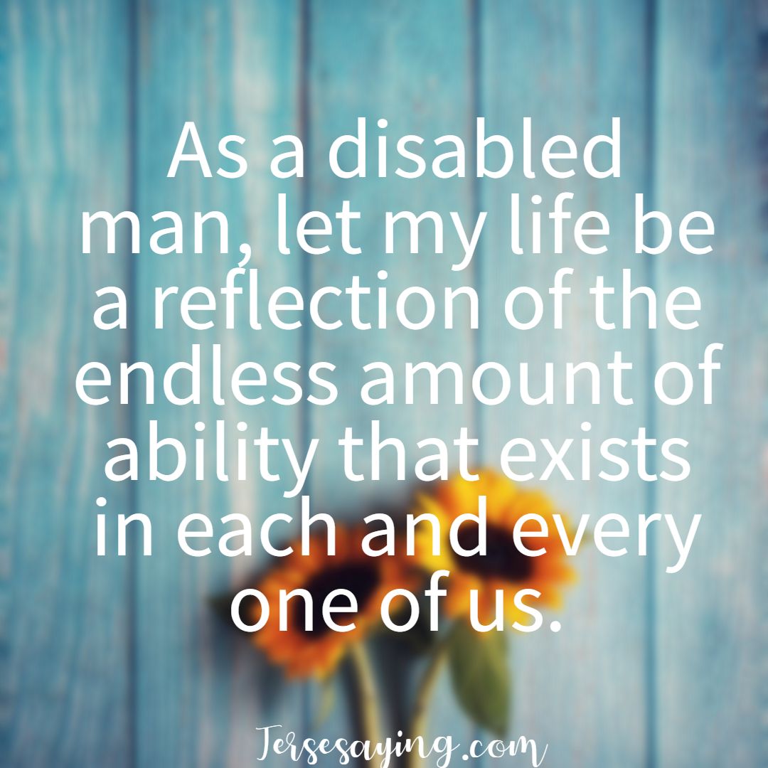 90+ Best Inspirational quotes for a disabled person