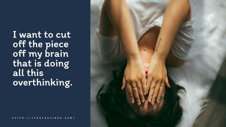 100+ Overthinking Quotes on Recovering Mental Control