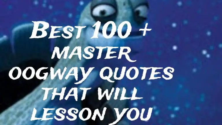 Master Oogway Quotes
