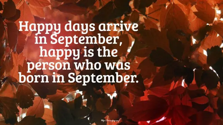 Best 75 + September Quotes TO WelCome the Autumn Season