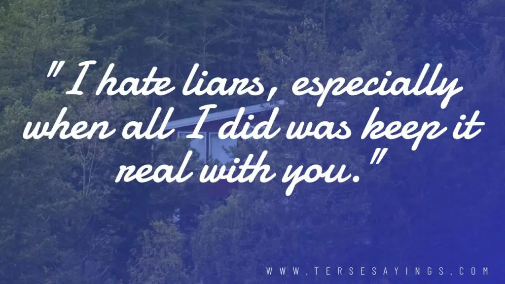 100 + Famous Funny, Hate, and Dangerous Liar Quotes Liar Quotes