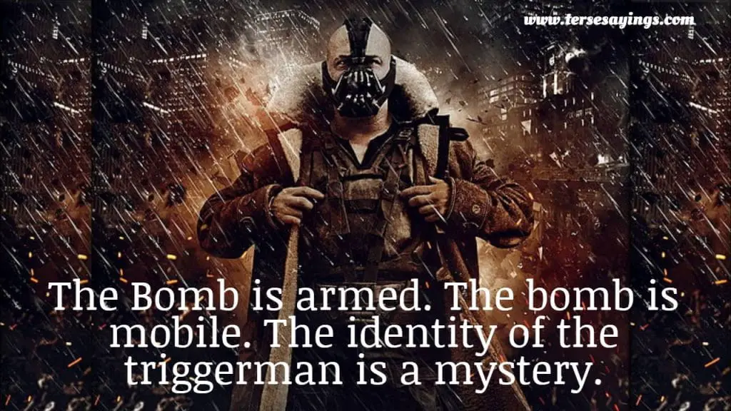Best 70 + Inspirational, Motivational and Funny Bane Quotes Bane Quotes ...