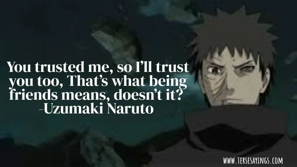 Obito Uchiha's Most Inspirational Love And Life Quotes Obito Quotes