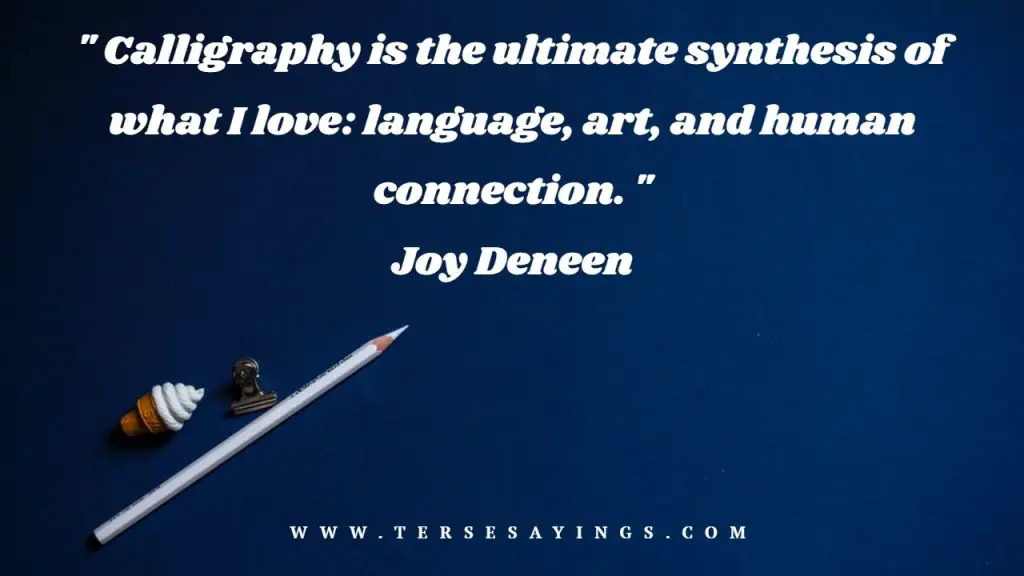 Calligraphy Quotes