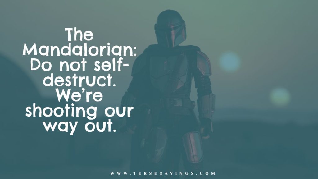Best 90 + Mandalorian Quotes Also From The Star Wars Tv Series