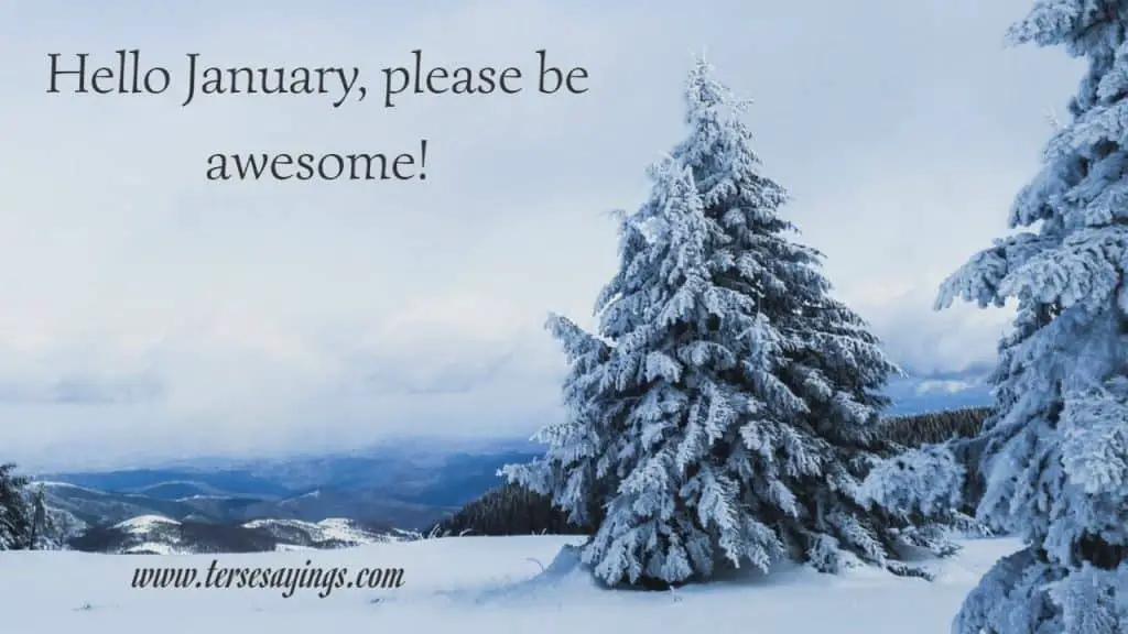 January Quotes, Best January Quotes, Inspirational January Quotes
