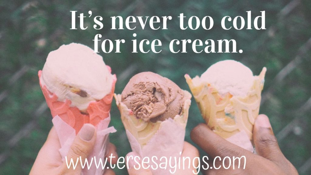 Ice Cream Quotes