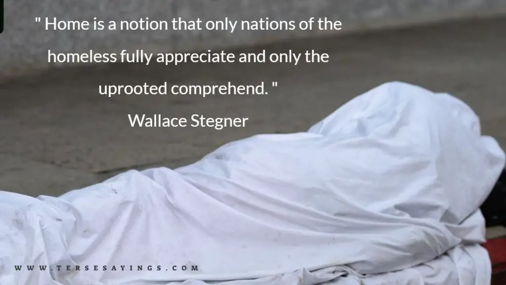 Homelessness Quotes, Famous Homelessness Quotes